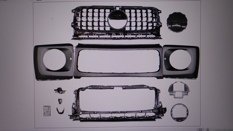 W463A Gクラス G63仕様 グリル＋ヘッドライトカバー メルセデベンツ用 リ | メルセデスベンツ 中古車 検索サイト メルセデスベンツ ...
